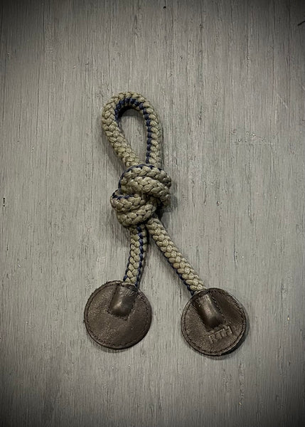 RTH ROPE RUMORS CINCHER - OLIVE & NAVY W/BLACK