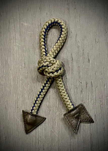RTH ROPE ARROW CINCHER - OLIVE & NAVY W/BLACK